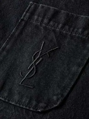 Saint Laurent Denim Cotton Overshirt - Multicolor