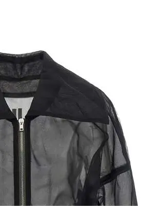 Rick Owens Dracucollar Cropped' Bomber Jacket