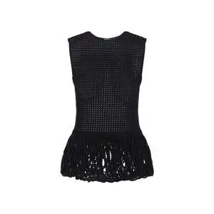 Alaia Round Neck Tops