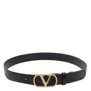 Valentino Garavani Vlogo Signature Belt - Black