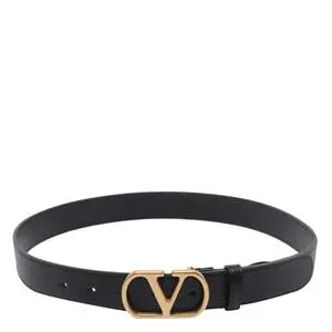 Valentino Garavani Vlogo Signature Belt - Black