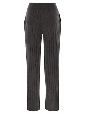 Brunello Cucinelli Cashmere Knit Trousers