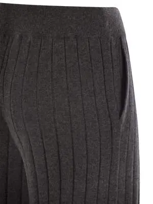 Brunello Cucinelli Cashmere Knit Trousers