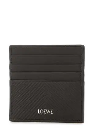 Loewe Graphite Leather Card Holder