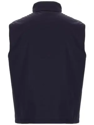 FAY Turtleneck Vest - Blue