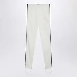 Prada Ivory Technical Fabric Leggings - White