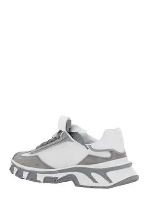 Dolce & Gabbana Leather Low Top Sneakers - Gray