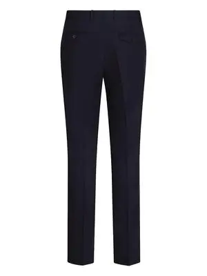 Etro Stretch Wool Pleated Trousers