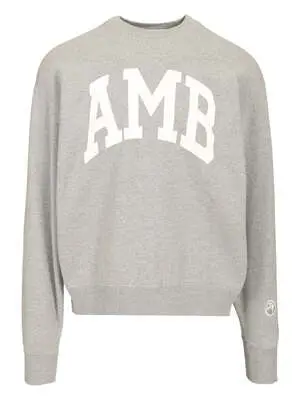 AMBUSH Crewneck Cotton Sweatshirt - Gray