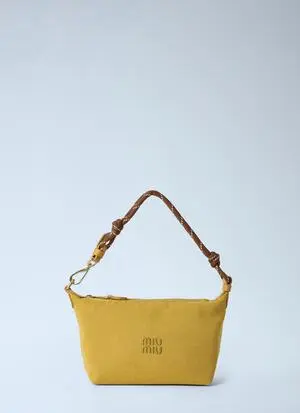 Miu Miu Gabardine Pouch - Yellow