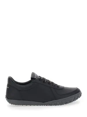 Givenchy Glide' Low Top Sneakers With Logo Lettering On The Tongue And Heel In Leather For - Black