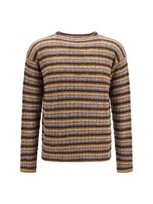 Prada Wool Crewneck Sweater - Multicolor