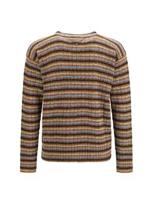 Prada Wool Crewneck Sweater - Multicolor