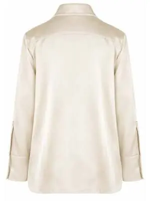 JIL SANDER Shirt With Bow Detail - Cream