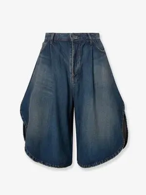 Balenciaga Cotton Bermuda Shorts - Multicolor