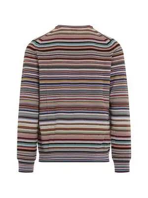 Paul Smith Multicolour Horizontal Stripe Knitwear - Multicolor