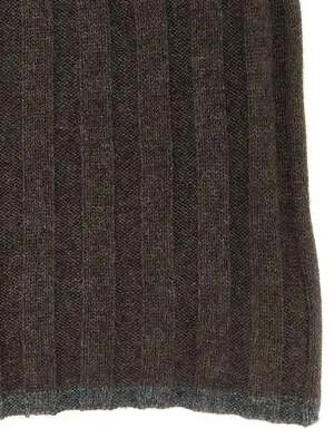 Brunello Cucinelli Ribbed Cashmere Knit Scarf