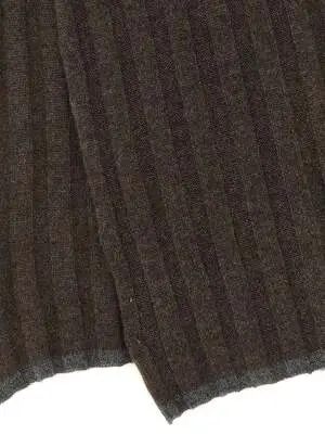 Brunello Cucinelli Ribbed Cashmere Knit Scarf
