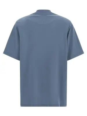 Attico Mock-neck T-shirt - Blue