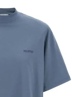 Attico Mock-neck T-shirt - Blue