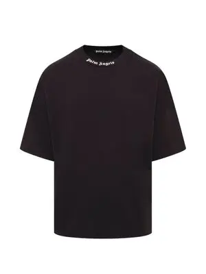 Palm Angels Logo Cotton T-shirt - Multicolor