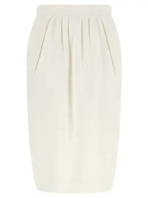 Stella McCartney High Waist Skirt - White
