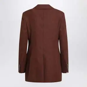 Max Mara Grain De Poudre Wool Double Breasted Jacket