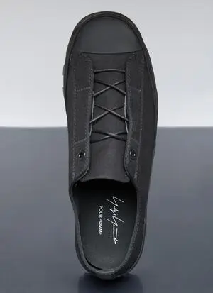 Yohji Yamamoto Fly Front Low Top Sneakers