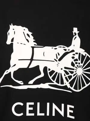 Celine Cotton Jersey T-shirt