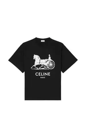 Celine Cotton Jersey T-shirt