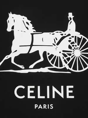 Celine Cotton Jersey T-shirt