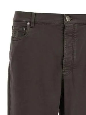 Brunello Cucinelli Garment-dyed Denim Jeans