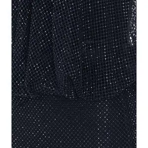 Sportmax Jersey Fitted Dress With Crystals - Black