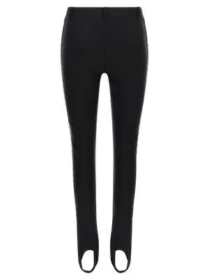 Moschino Leggings With Logo Side Band - Multicolor