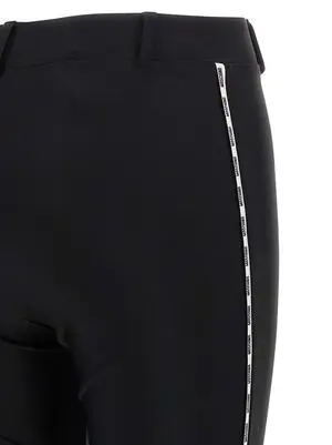 Moschino Leggings With Logo Side Band - Multicolor