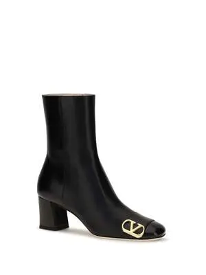 Valentino Garavani Veeside Leather Ankle Boots