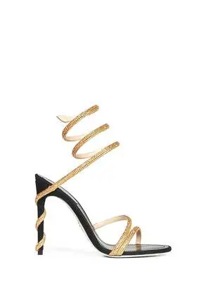 Rene Caovilla Crystal Margot 105 Sandals - Multicolor