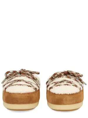 Moon Boot Shearling Evx Mules - Multicolor