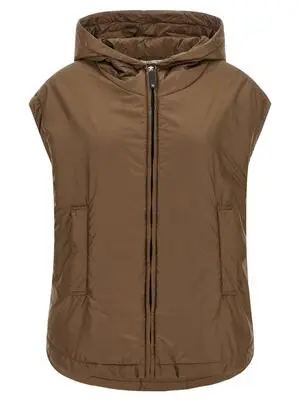 Max Mara Mtcambra' Vest - Brown