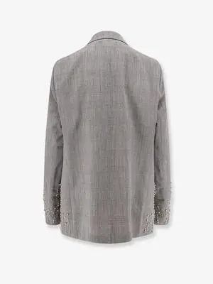 GOLDEN GOOSE Maia Virgin Wool Blazer - Multicolor