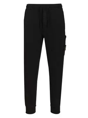 Stone Island Fleece Jogger Pants - Black