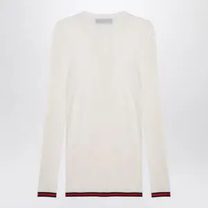 Gucci Silk Jersey With Web Ribbon