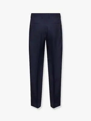 Fendi Virgin Wool Trousers - Multicolor
