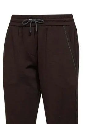 Brunello Cucinelli Silk-blend Pocket Detail Trousers - Multicolor