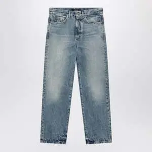 Versace Washed-effect Jeans With Small Studs