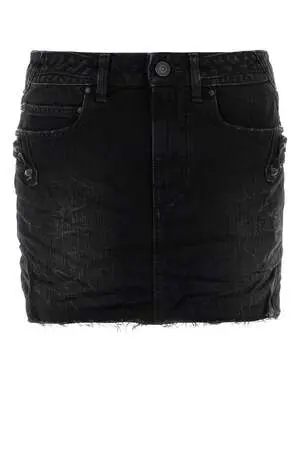 Balenciaga Denim Mini Skirt
