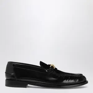 Versace Leather Medusa 95 Loafers - Black