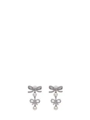 Self-portrait Pave Earrings