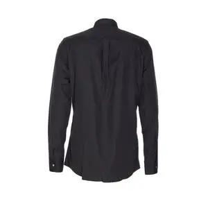 Dolce & Gabbana Stretch Cotton Gold-fit Shirt - Black