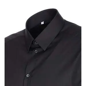 Dolce & Gabbana Stretch Cotton Gold-fit Shirt - Black
